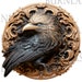 Laser Engraving Crow Engraved PNG Engraving 3D Illusion Laser Ready ...