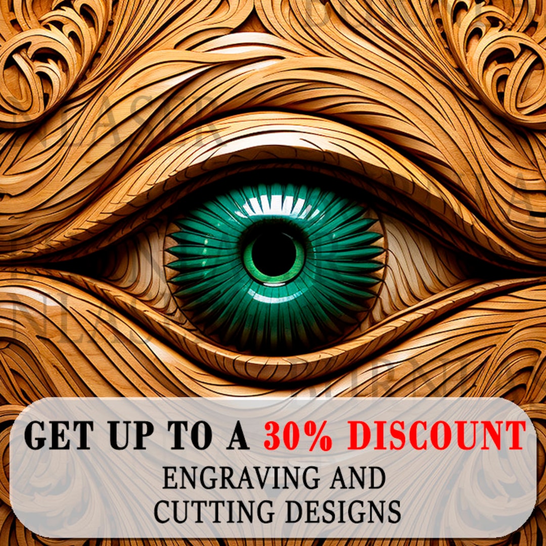 Laser Engraving Eye PNG Engraving 3D Illusion Laser - Etsy