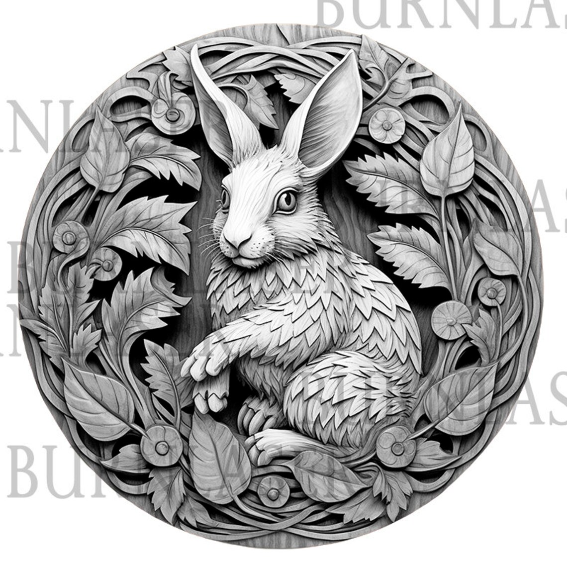 Laser Engraving File | Laser Engraving PNG | Laser-ready | 3D Illusion ...