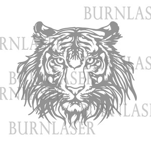 Tiger Laser Cut Metal and Wood Wall Art | CNC Laser Files | SVG DXF ...