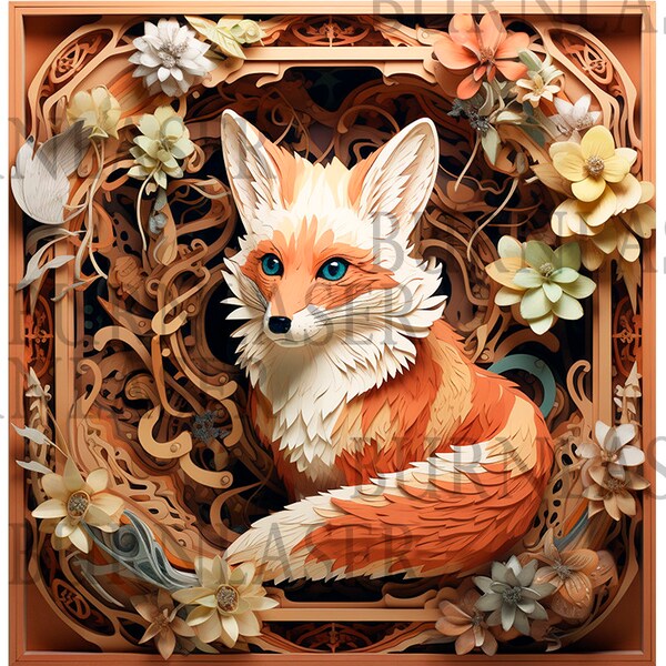 Laser Design Fox - Etsy