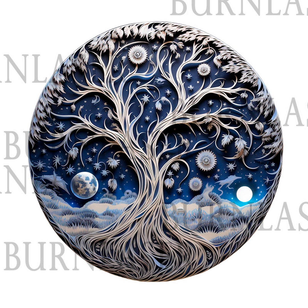 Laser Engraving | Tree of Life | PNG Engraving | 3D Illusion | Laser ...