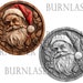 Santa Laser Engraving Design – Christmas 3D Illusion (PNG & Lightburn ...