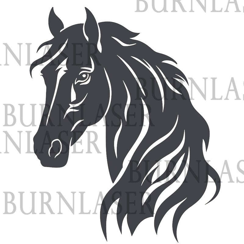 Pferd Laser Cut - Laser Cut Files - Pferd SVG - Pferd DXF - Lightburn ...