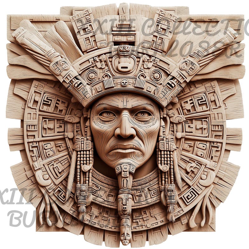 Aztec Wood Wall Art - Etsy