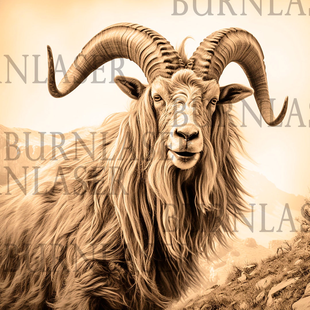 Goat Laser Engraved PNG File – 3D Illusion Wall Art (lightburn File) - Etsy