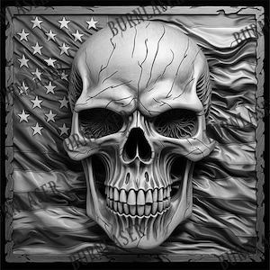 Laser Engraving | Skull Engraved | PNG Engraving | 3D Illusion | Laser ...