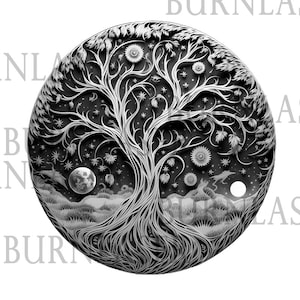Laser Engraving | Tree of Life | PNG Engraving | 3D Illusion | Laser ...