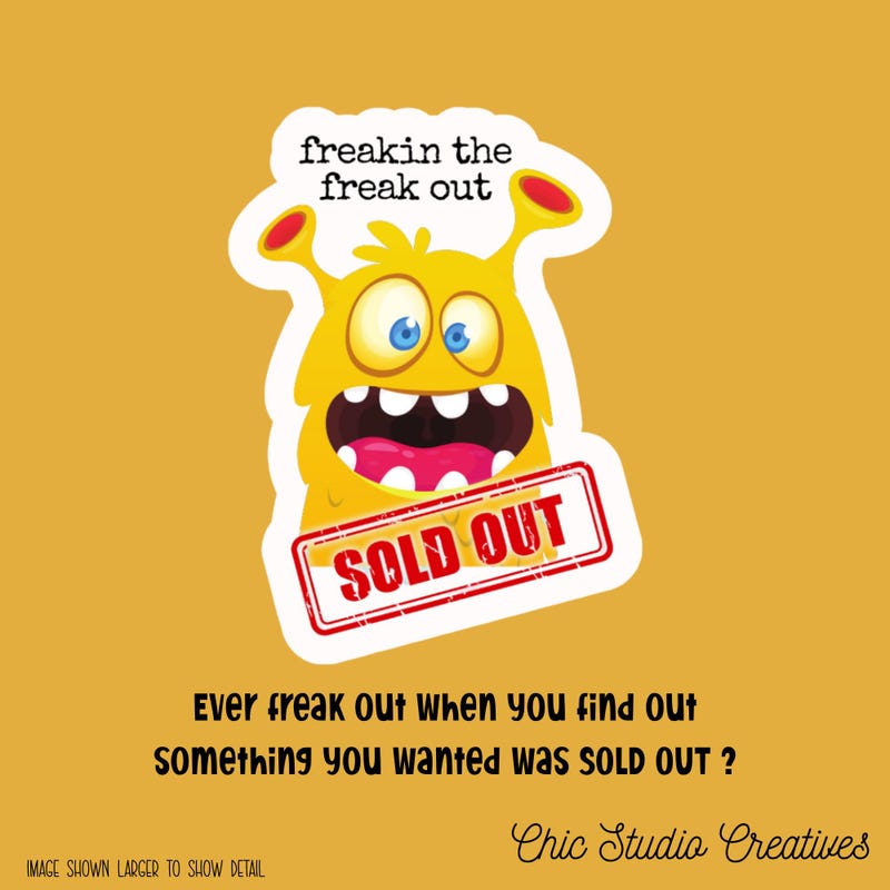 Freak Out - Etsy