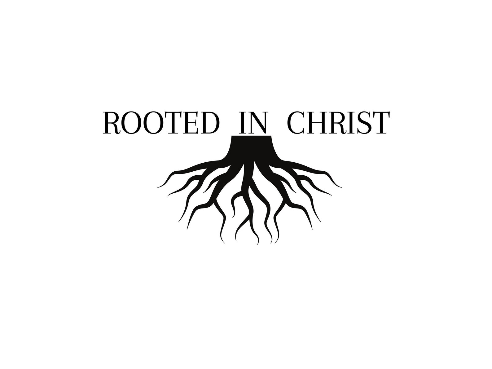Rooted in Christ Tree Roots Digital PNG Image - Etsy
