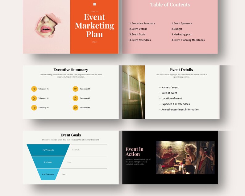 Ready-made Powerpoint Template - Events Marketing Plan | Marketing ...