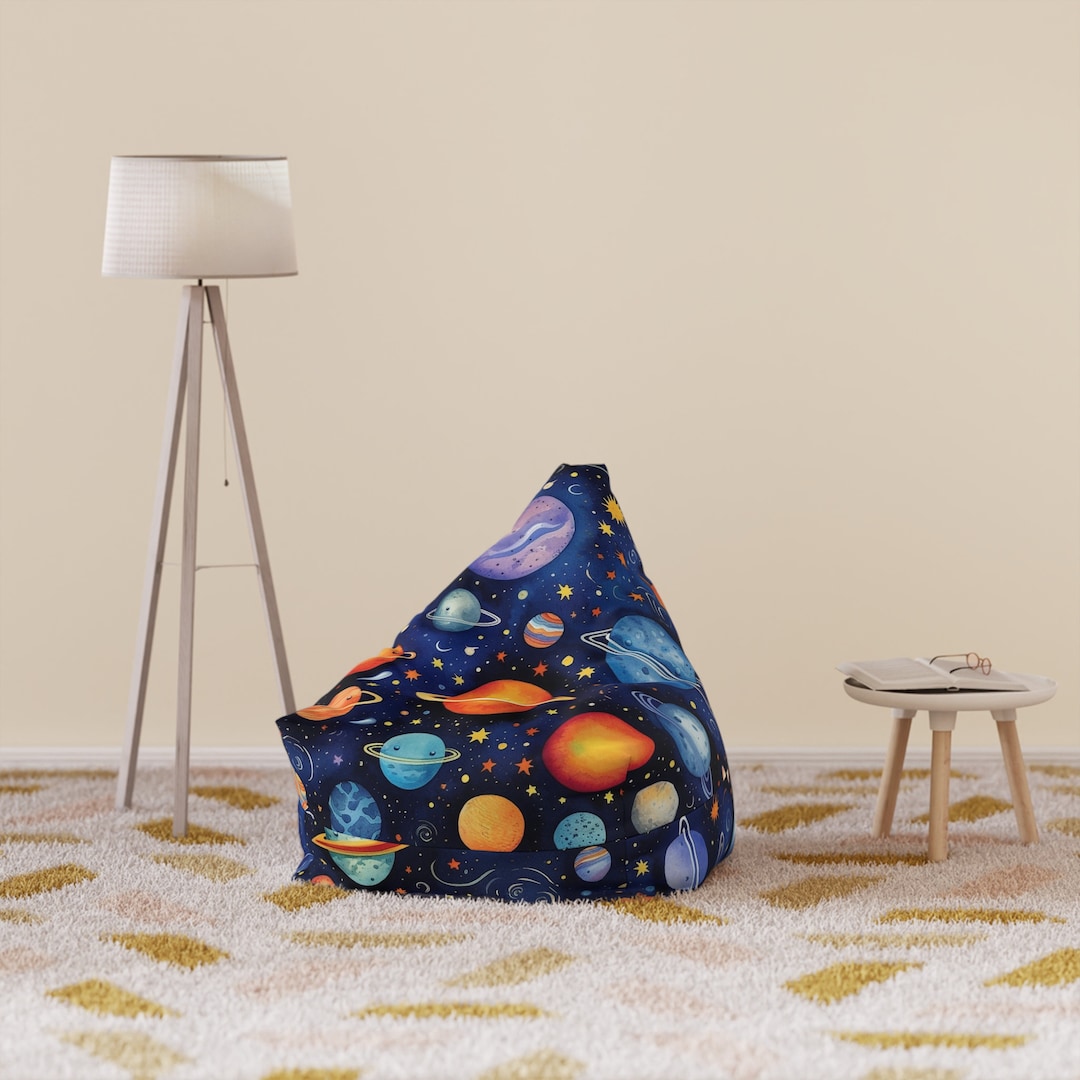 Cute Planets Bean Bag Chair Cover Planet Decor, Planet Designs, Planet ...