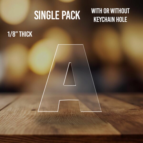 Large Acrylic Letters - Etsy