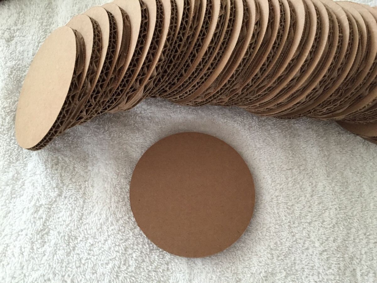 Best Deal By-the-sheet Cut Corrugated Cardboard Sheet Circles Garland ...