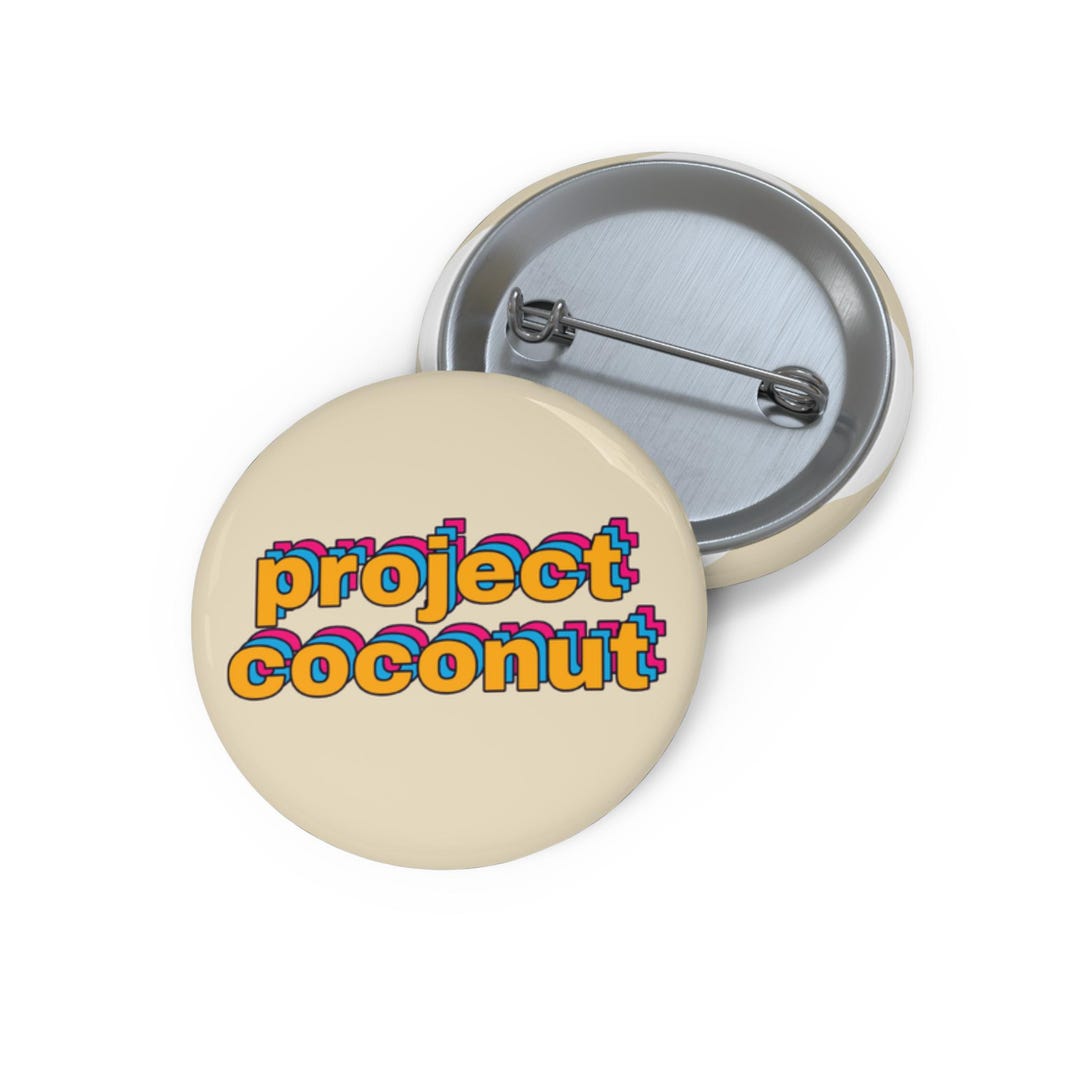 Project Coconut Kamala Harris 2024 Election T-shirt Pin Buttons Tan - Etsy