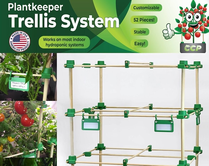 Plantkeeper Hydroponics Trellis System - Etsy