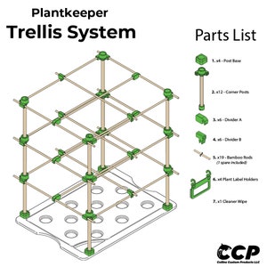 Plantkeeper Hydroponics Trellis System - Etsy