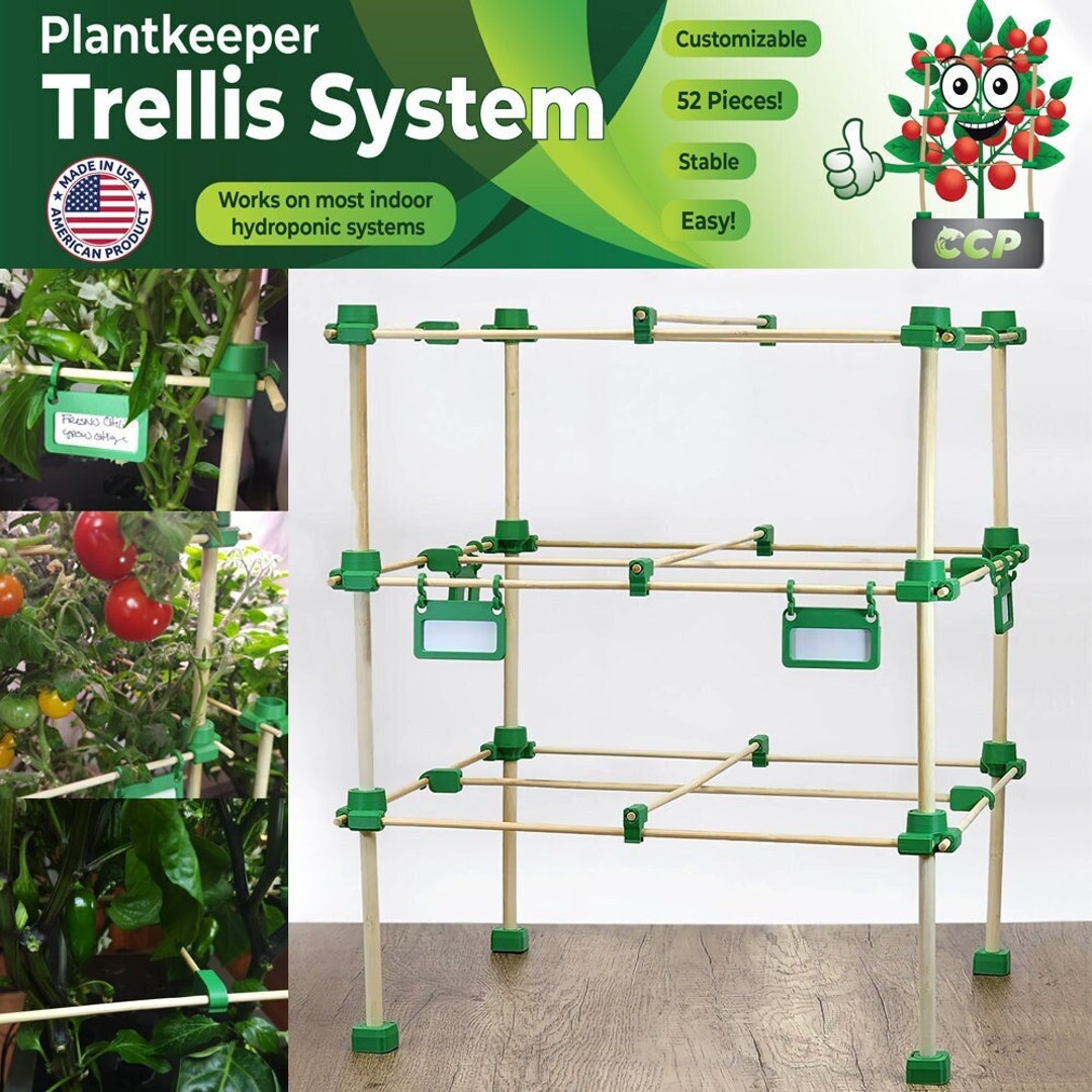 Plantkeeper Hydroponics Trellis System - Etsy