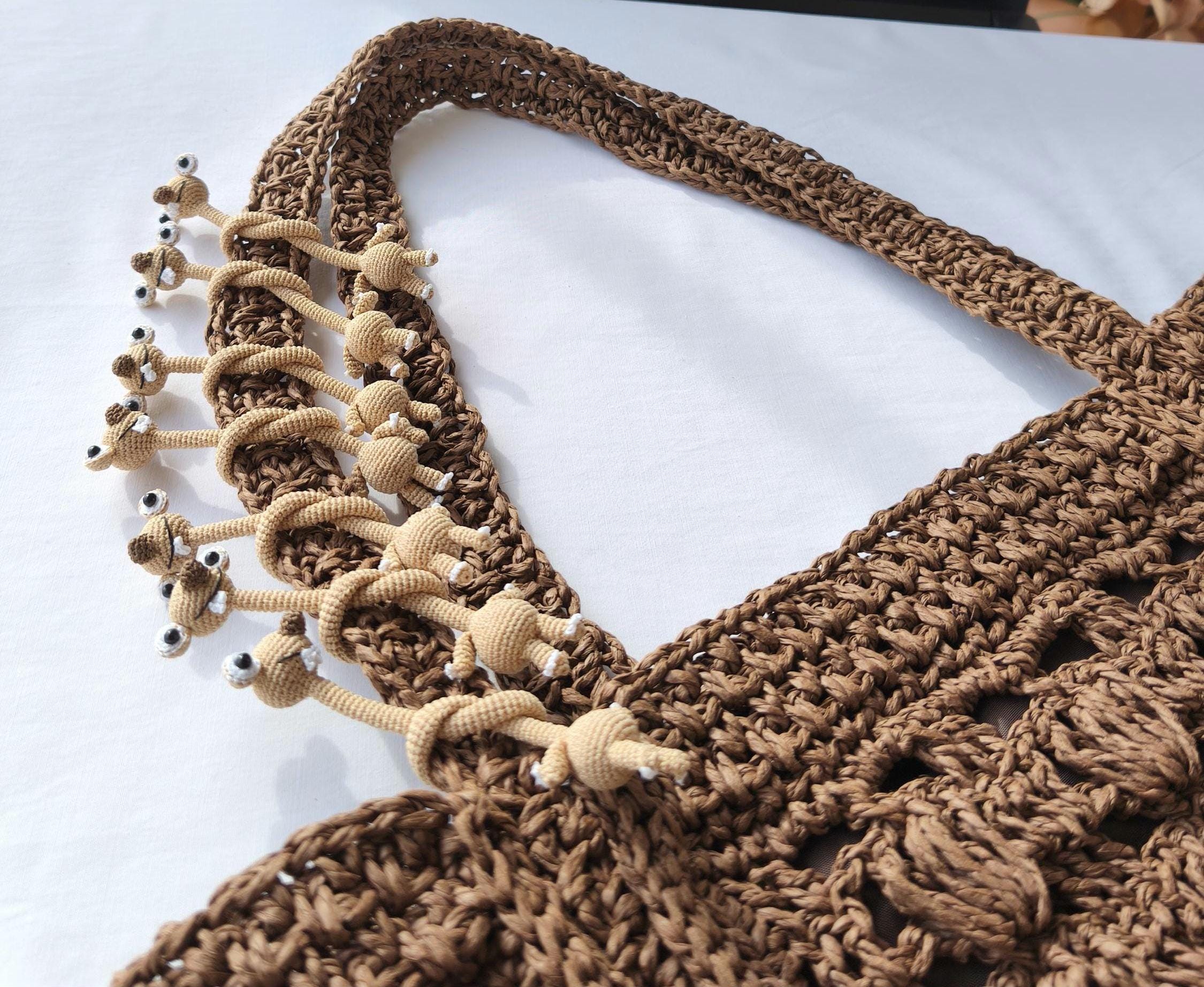 Crochet Long-necked Sid Charm – Ice Age Inspired Amigurumi Sid (13 Cm ...