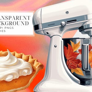 Baking Clipart Autumn Thanksgiving Dinner Baker PNG Fall Dessert ...