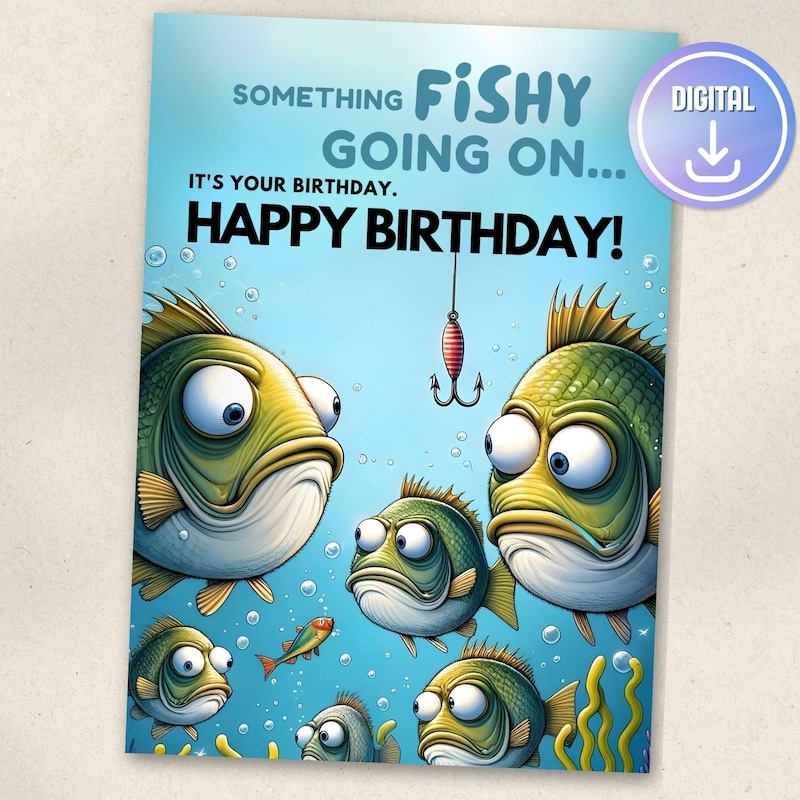 Fishing Cards - Etsy