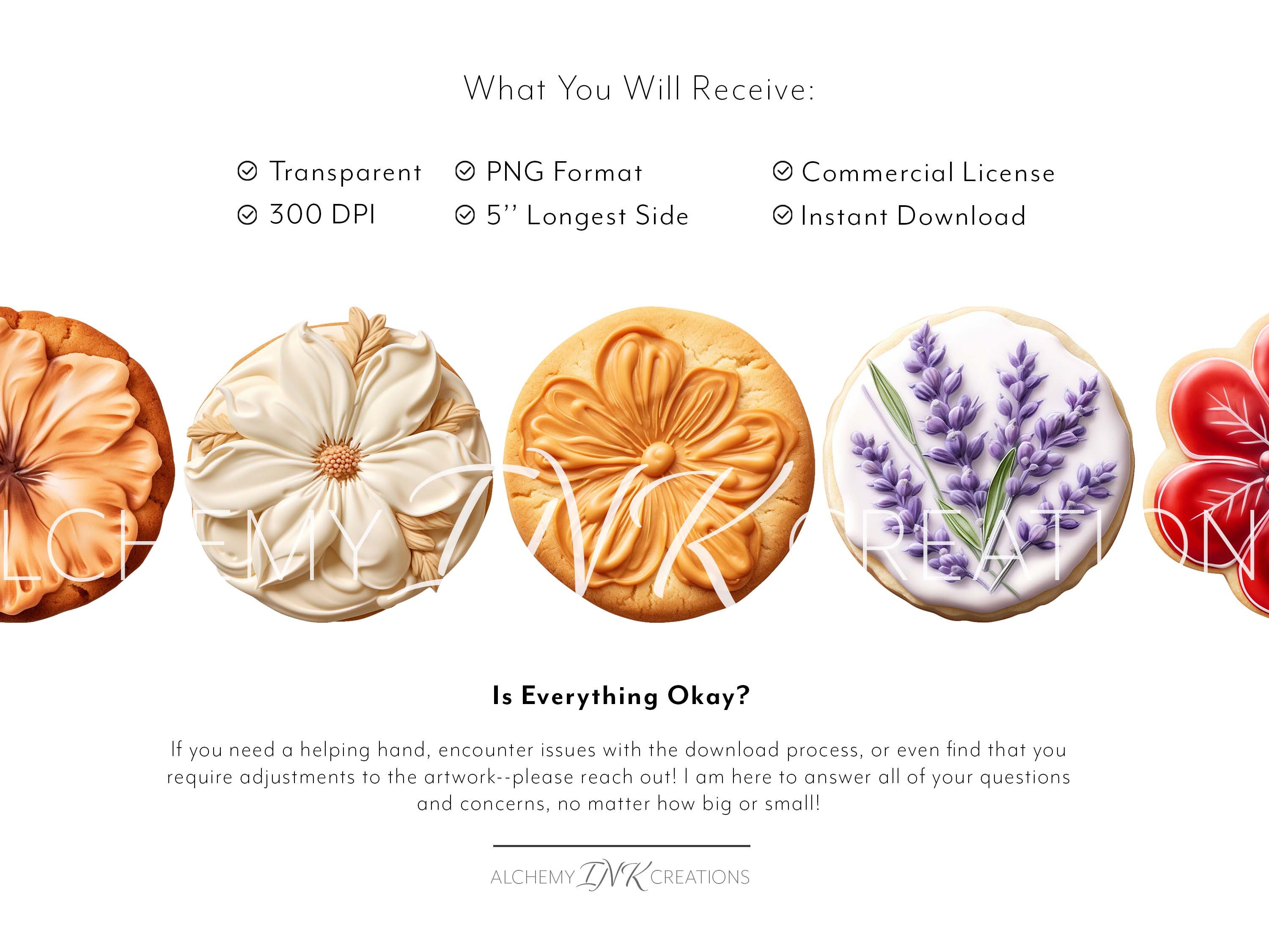 Cookie Clipart Watercolor Food Clipart Baking PNG Chocolate Dessert ...