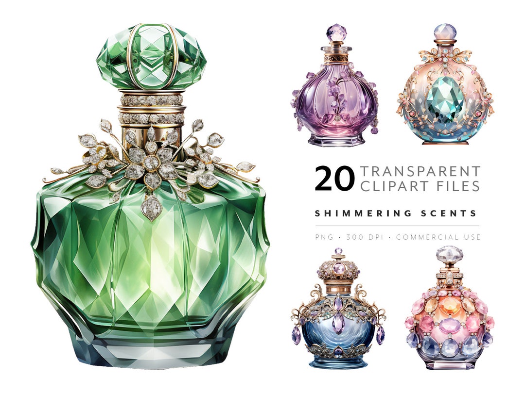 Perfume Bottle Clipart - Antique Bottles PNG, Beauty and Luxury ...