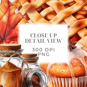 Baking Clipart Autumn Thanksgiving Dinner Baker PNG Fall Dessert ...
