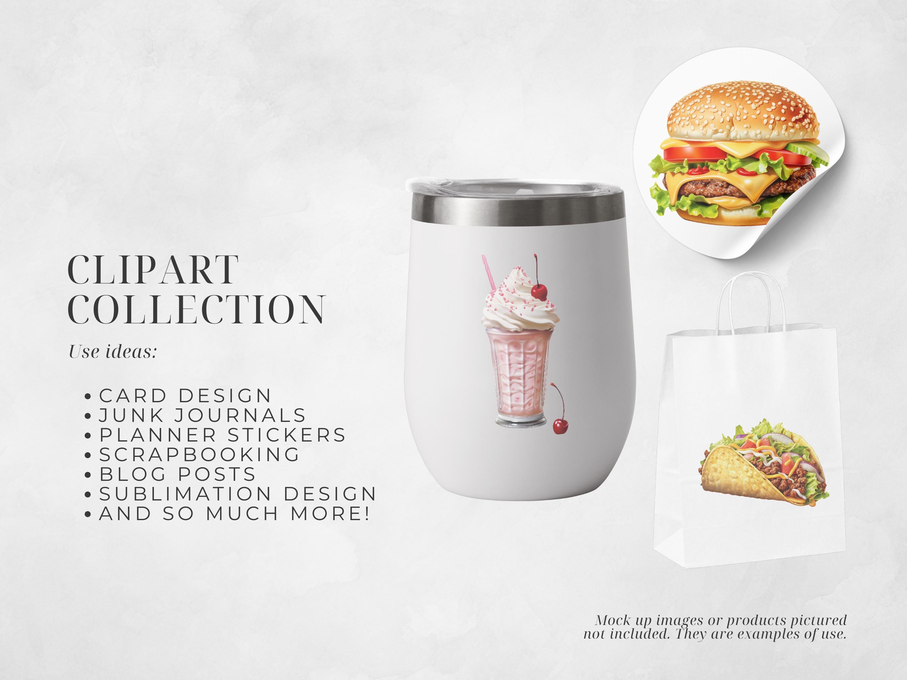 Junk Food Clipart, Fast Food Pngs of Pizza, Burger, Taco, & Hot Dog ...