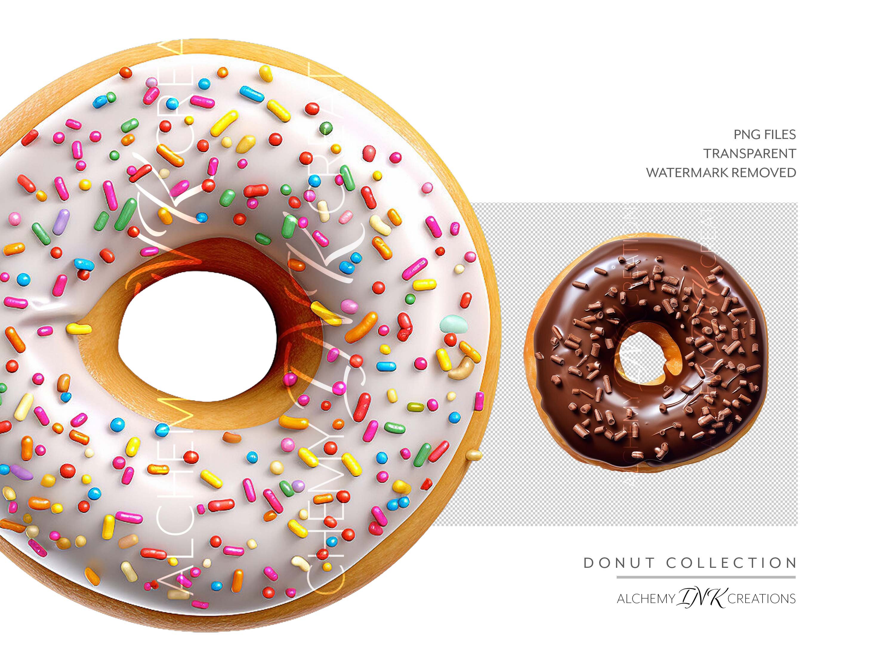 Donut Clipart Baking PNG Donut Party Food Illustration of Dessert ...
