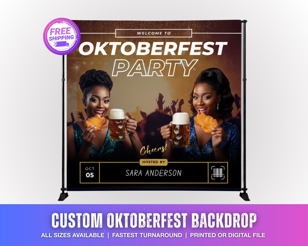 Oktoberfest Backdrop | Oktoberfest Party Backdrop | Oktoberfest Photo ...