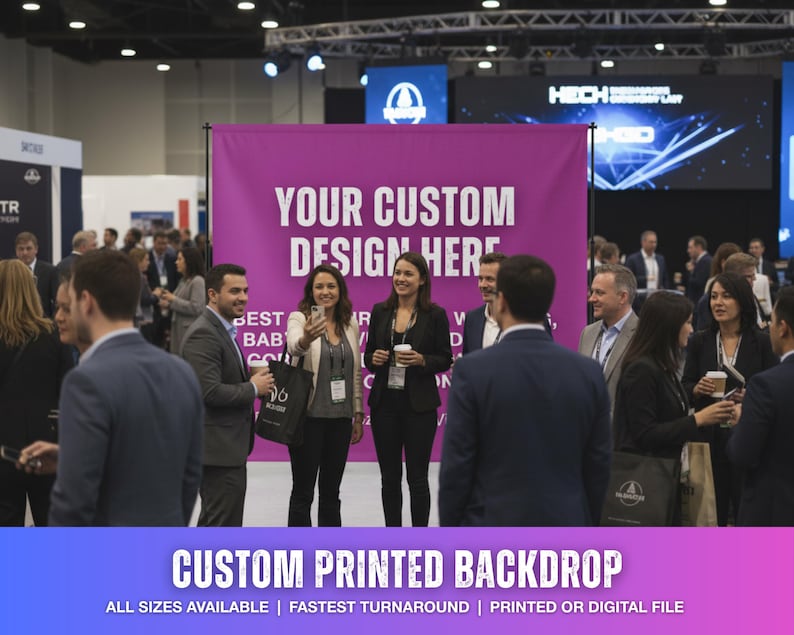 Customized Backdrop, Custom Party Backdrop, Personalized Photo Backdrop ...