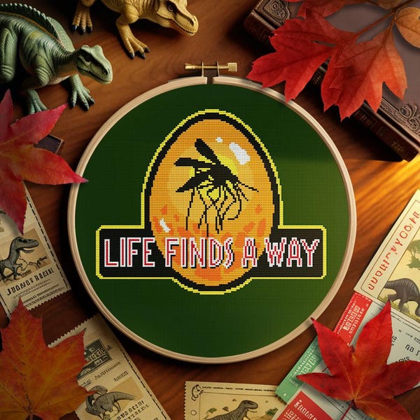 Life Uh Finds a Way - Etsy