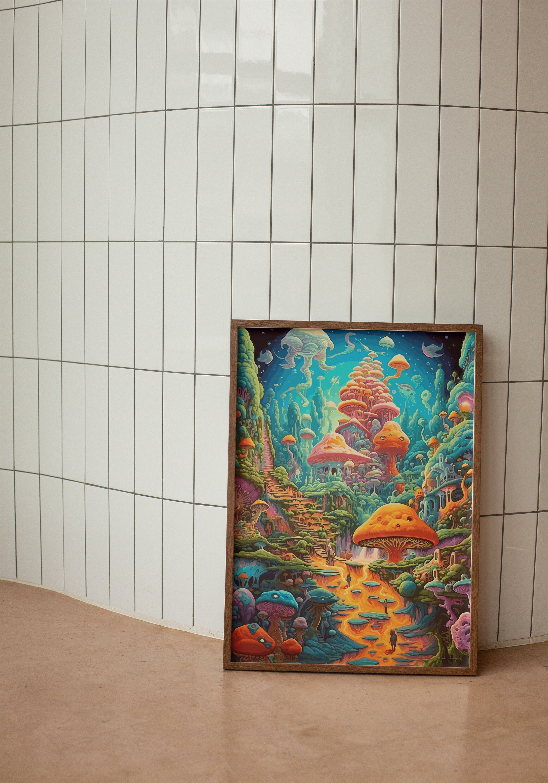 Psychedelic Heaven Wall Art - Etsy