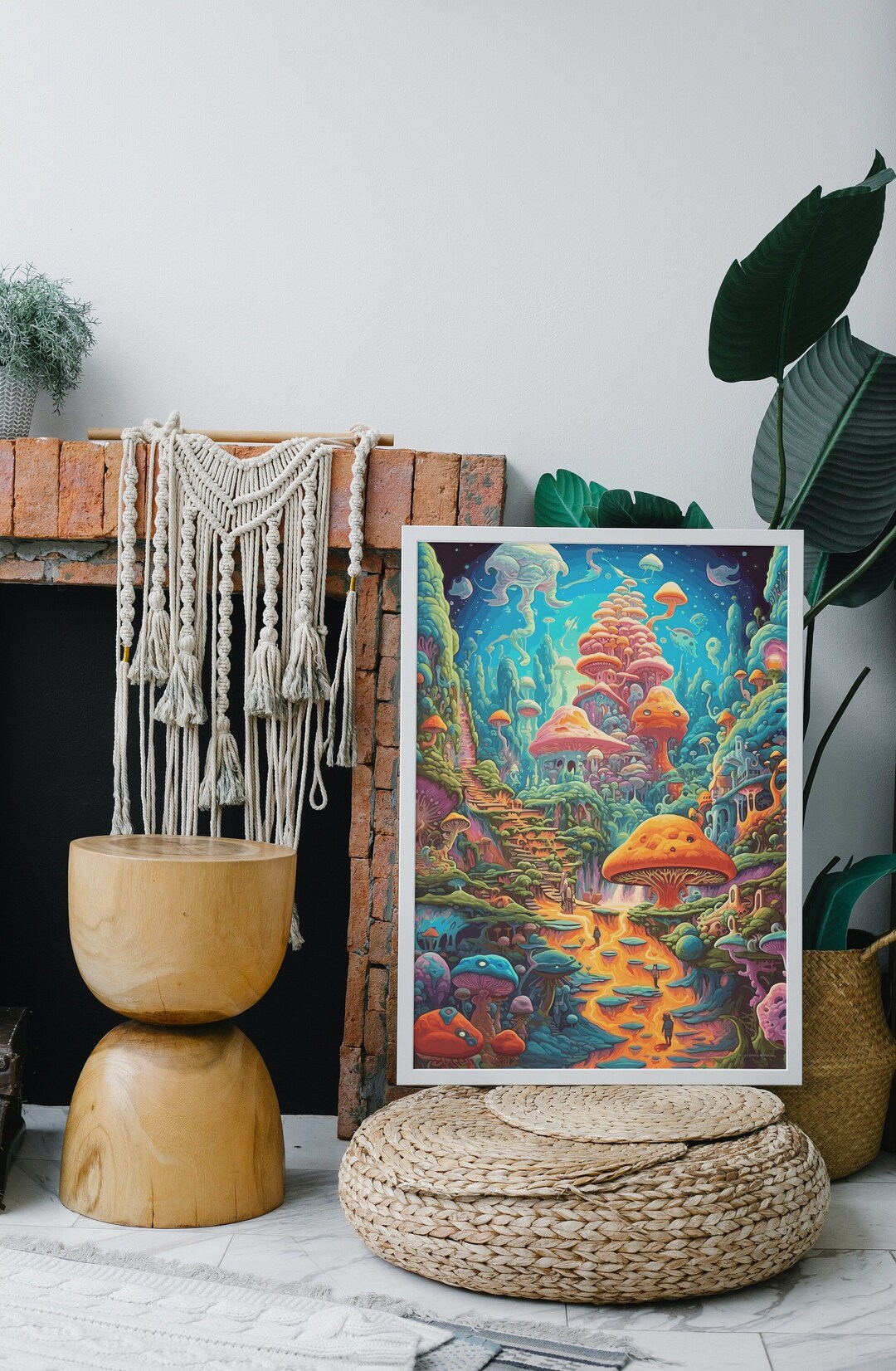 Psychedelic Heaven Wall Art - Etsy