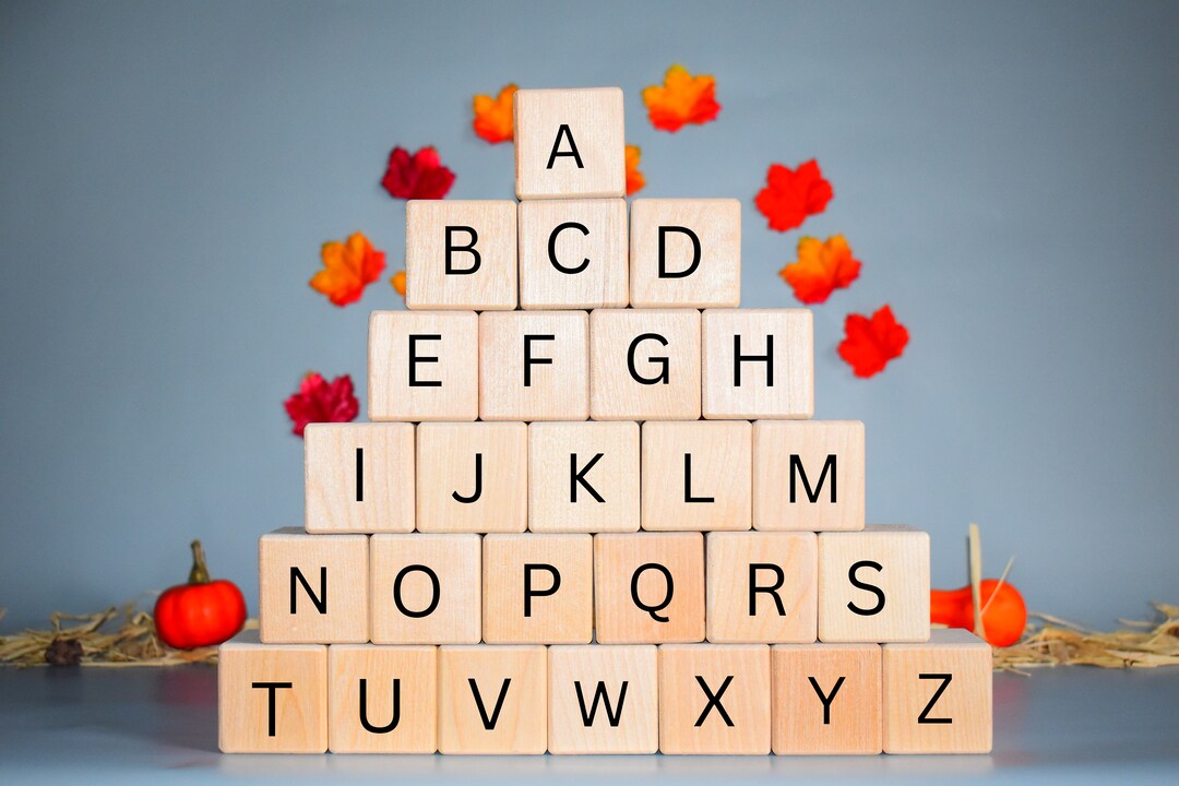 Alphabet Block Set Abc Set for Kids Abc Toys Abc Alphabet - Etsy