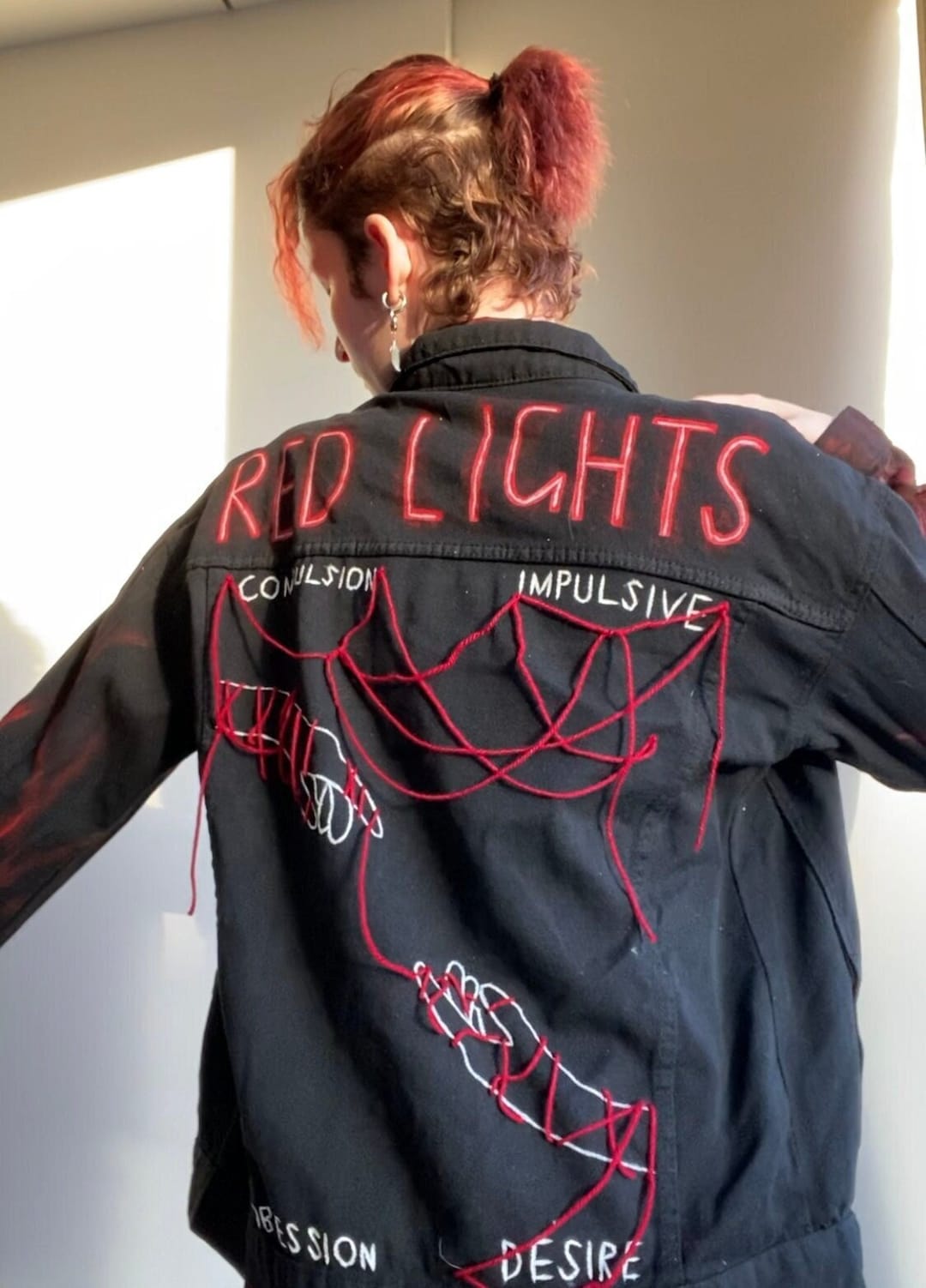 Stray Kids Red Lights Kpop Denim Jacket - Etsy