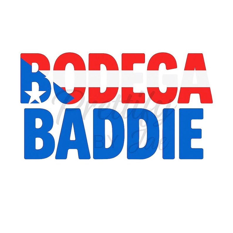 Bodega Baddie Puerto Rican Flag PNG: Printable Design (digital Download ...