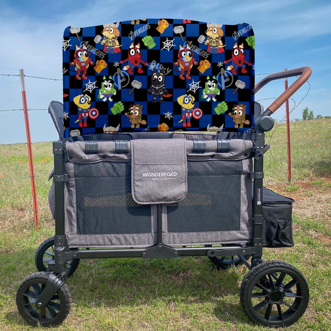 Superhero Heeler Wonderfold Wagon Cover * Custom Wagon Cover * Heeler ...