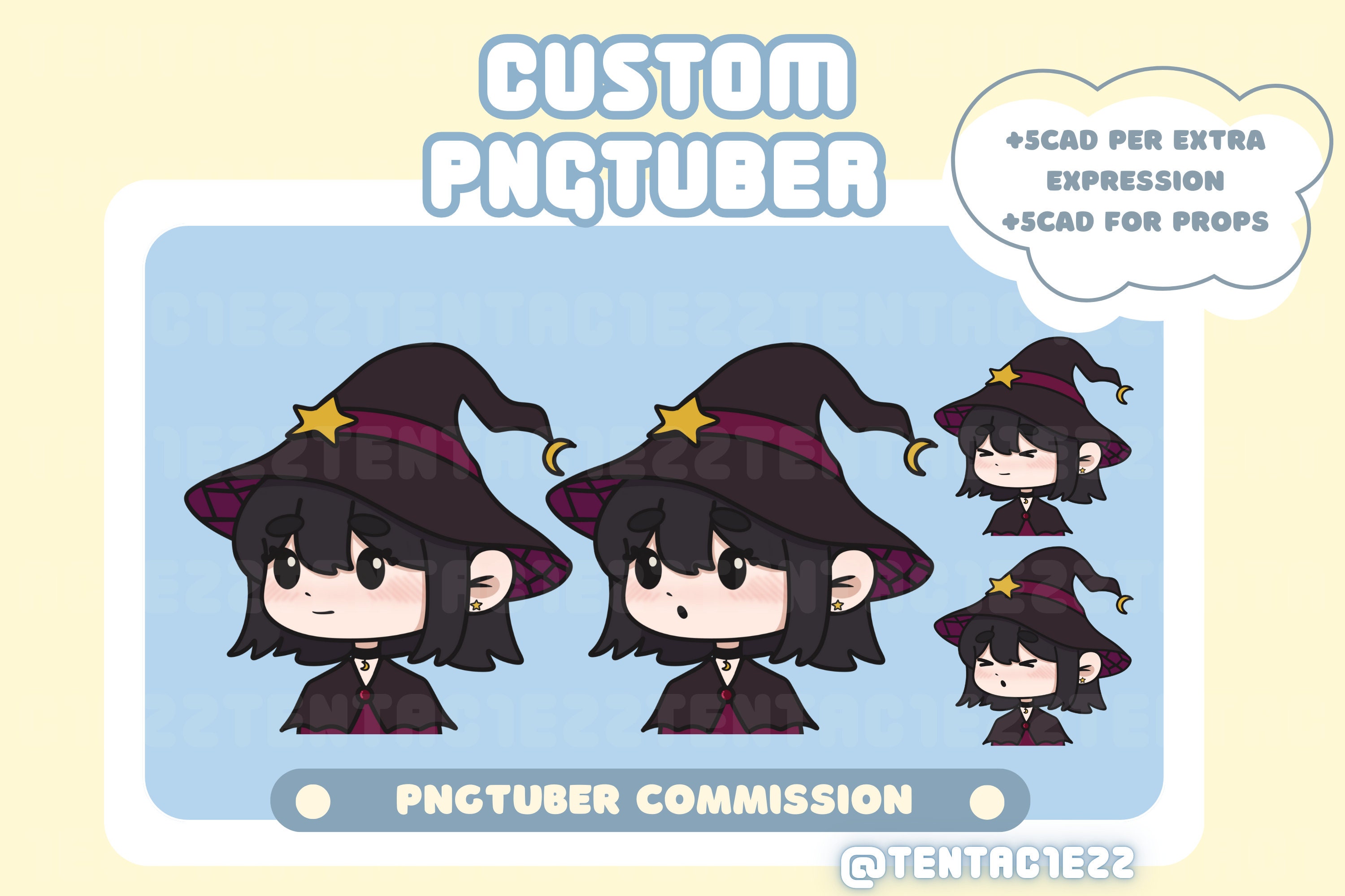 Simple Custom Pngtuber Cute Pngtuber Commission for Twitch and Youtube ...