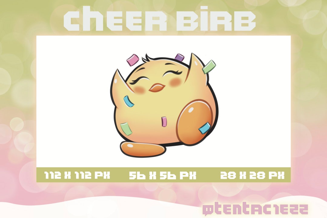 Kawaii Cute Cheer Bird Emote for Twitch and Discord - Etsy