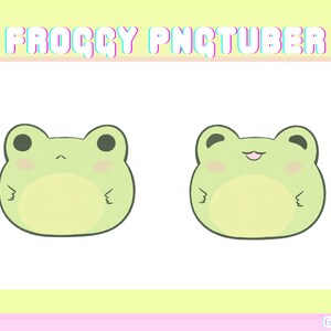 Cute Frog Pngtuber for Twitch and Youtube - Etsy