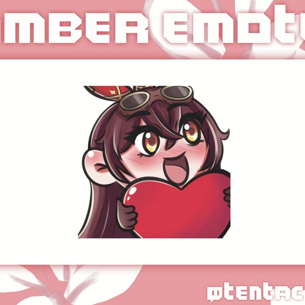 Genshin Amber Emote - Etsy