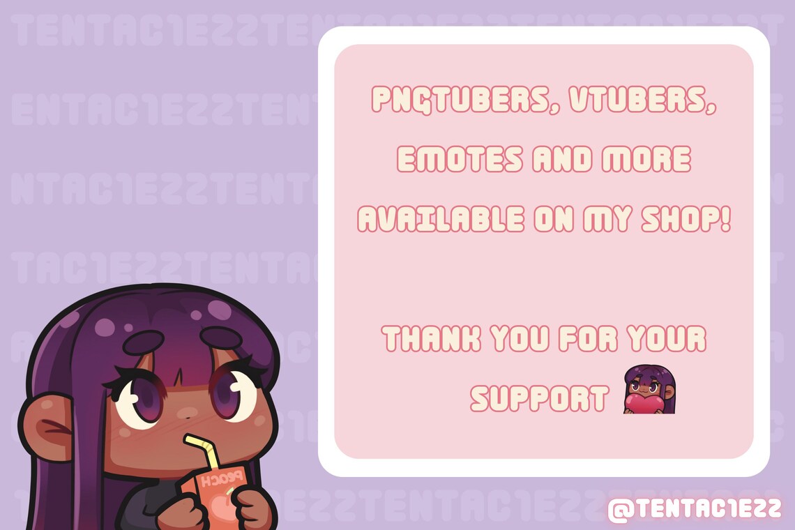 Chibi Raccoon Vtuber | Premade Model Works With TTS - Etsy