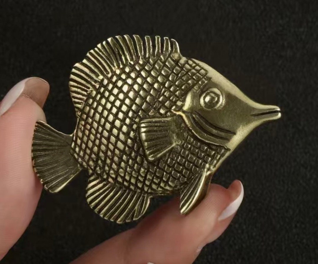 Brass Fish Miniature Fish Are the Symbol of Prosperity and - Etsy