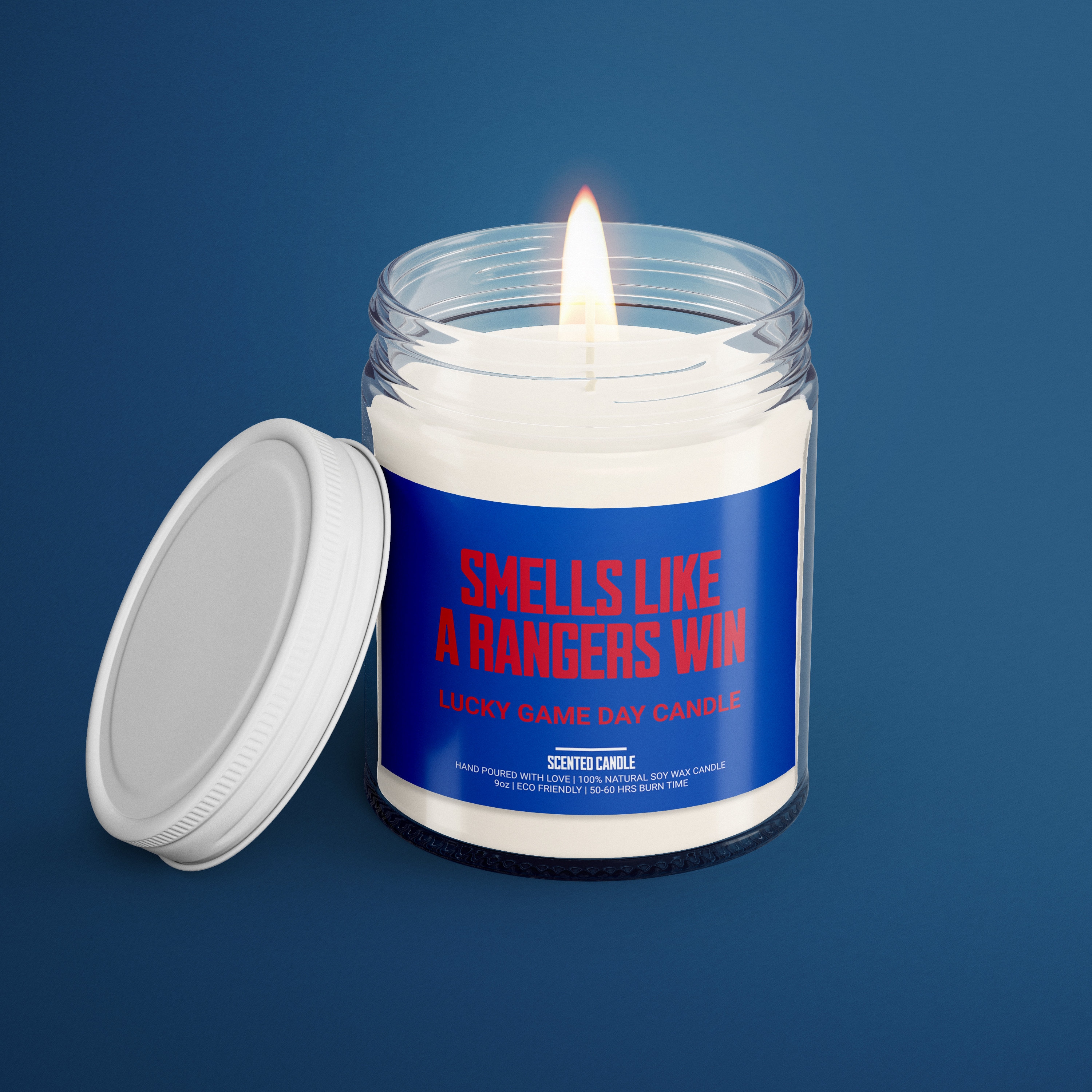 Smells Like A Rangers Win Candle, Candle Gift Idea, New York Rangers ...