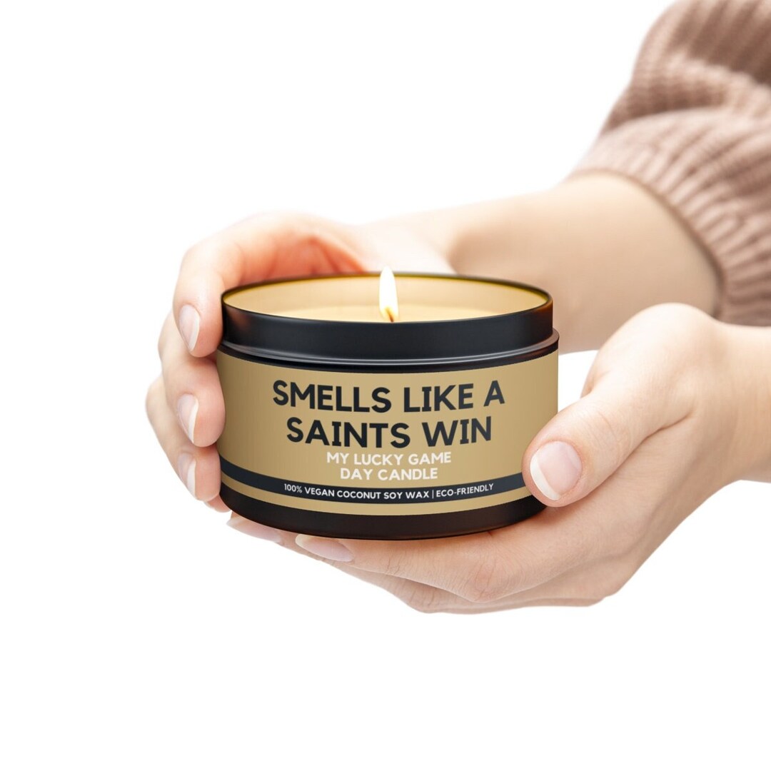 Smells Like A Saints Win Candle Unique Gift Football Candle NFL Fan ...