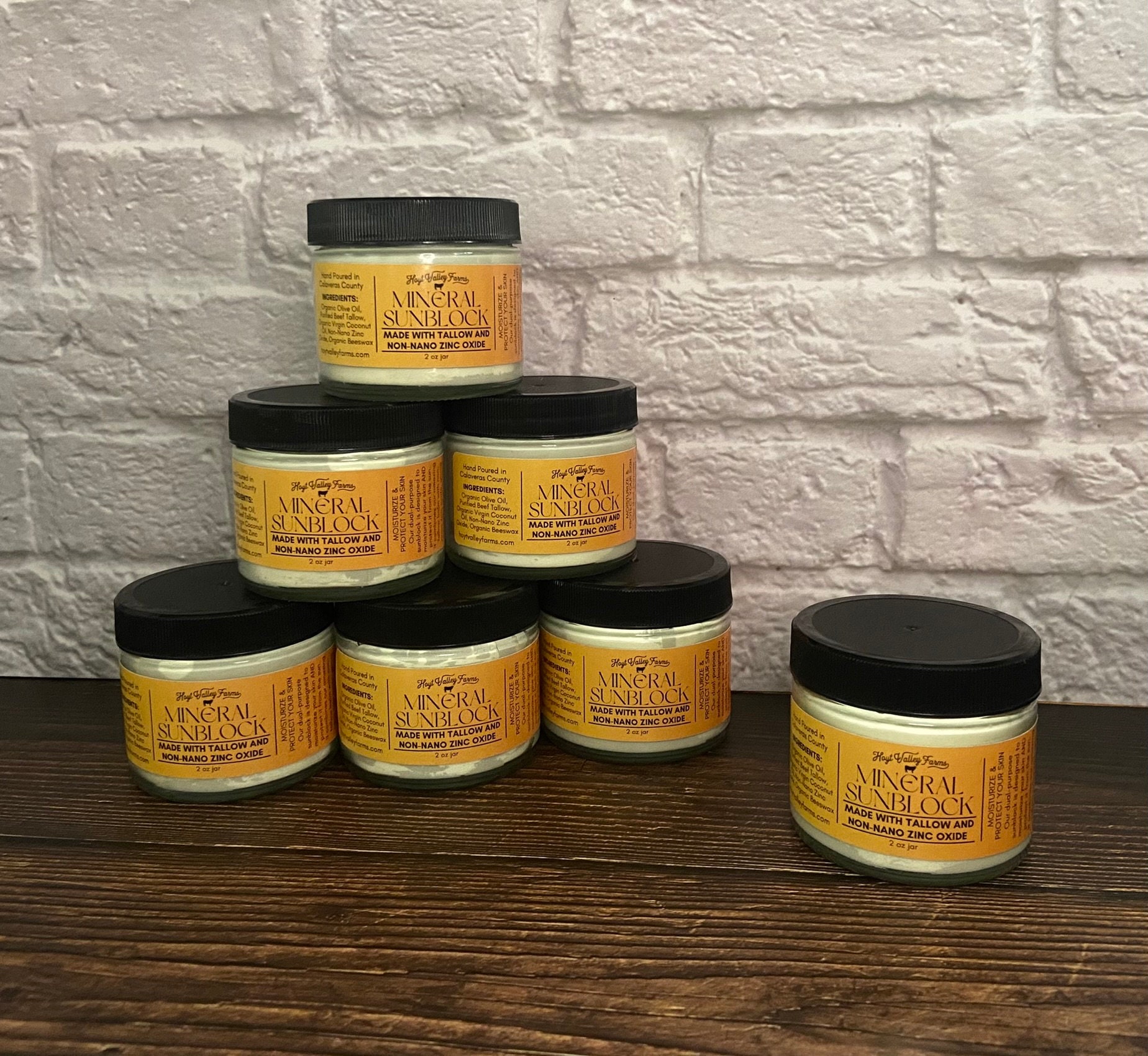 Tallow Mineral Sunblock, Natural Sunscreen, Tallow Sunscreen, Lotion ...