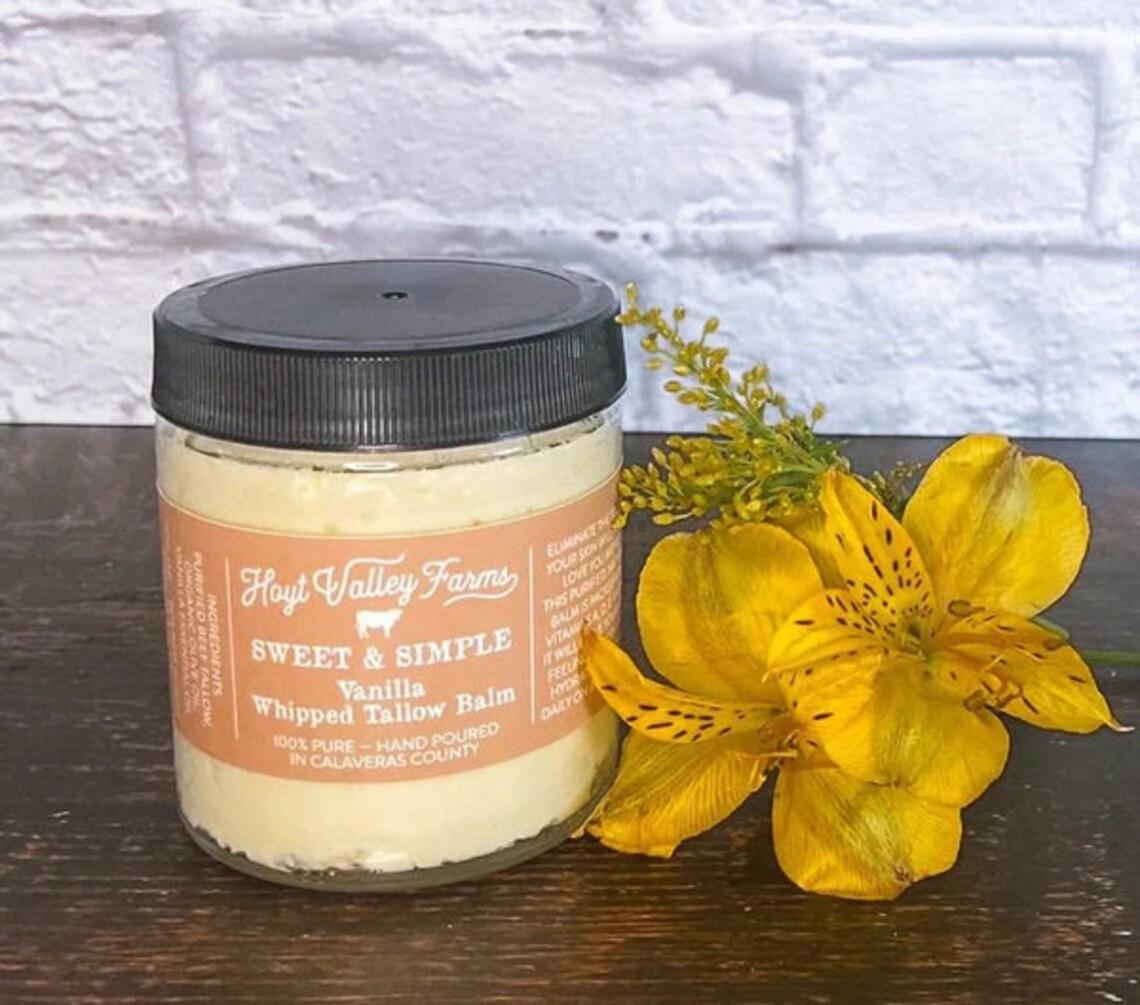 Tallow Face Cream, Whipped Tallow Balm, Baby Lotion, Tallow Skin Cream ...
