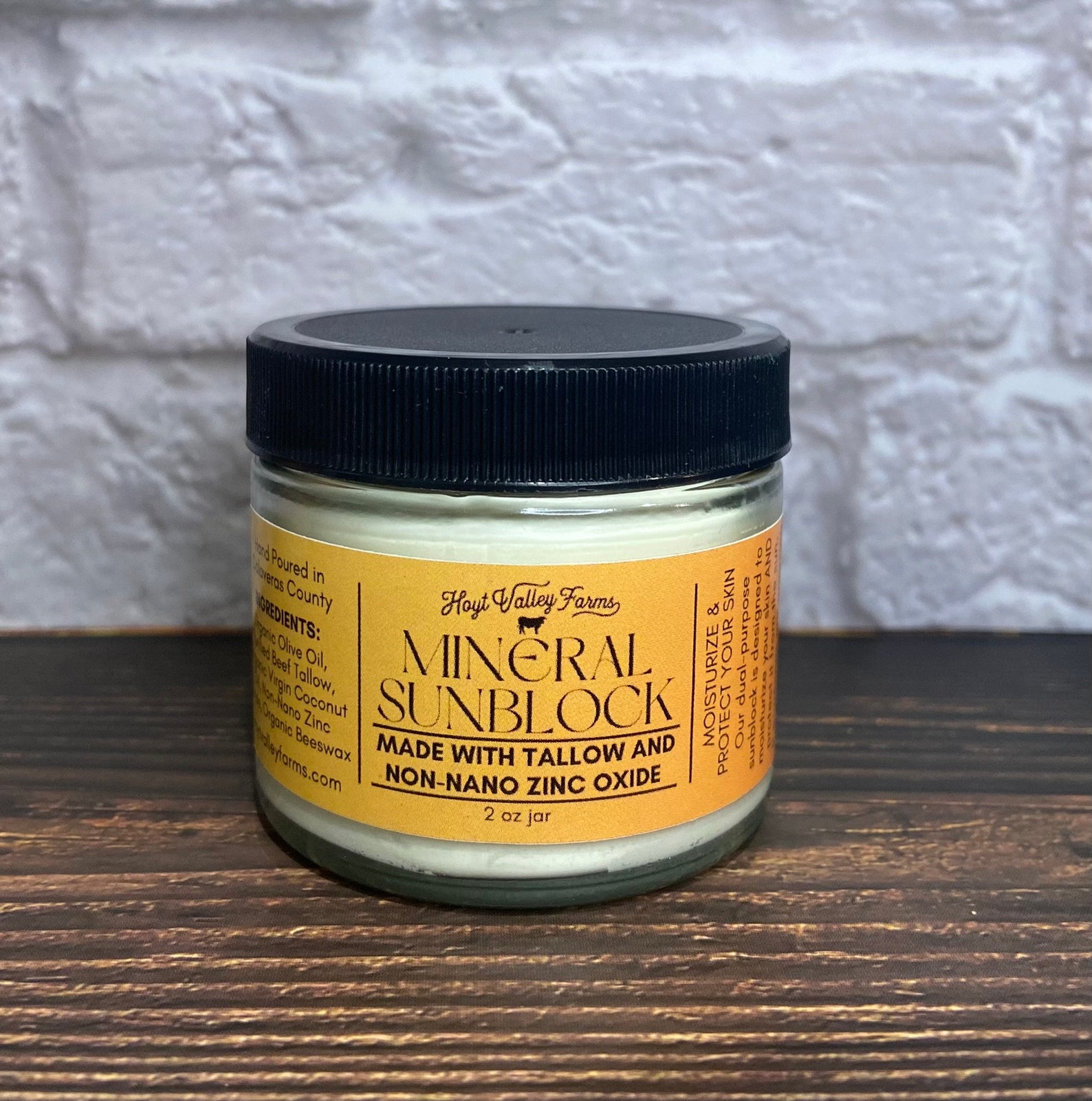 Tallow Mineral Sunblock, Natural Sunscreen, Tallow Sunscreen, Lotion ...